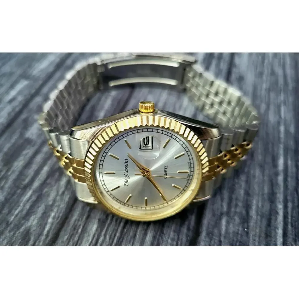 Oleg Cassini | Accessories | Clean Vintage Oleg Cassini Mens 4th Annv ...